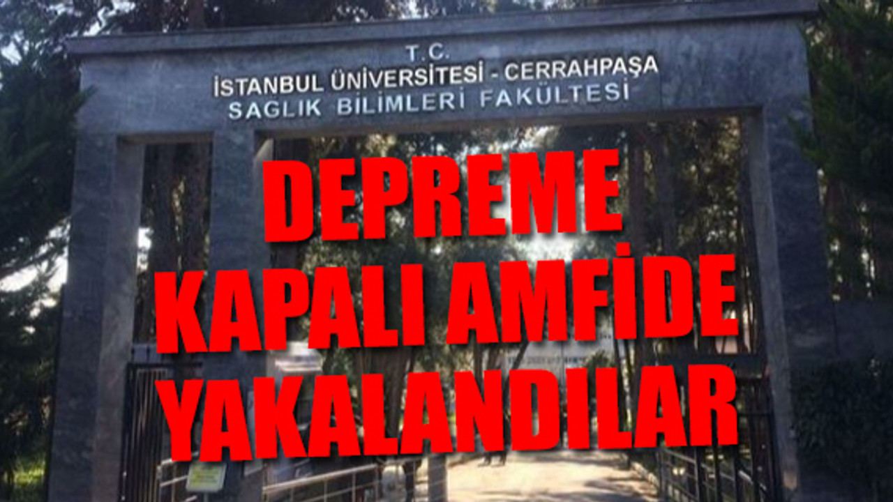 İstanbul Üniversitesi'nde yeni deprem skandalı ortaya çıktı - KRT TV İstanbul Üniversitesi'nde yeni deprem skandalı ortaya çıktı - KRT TV