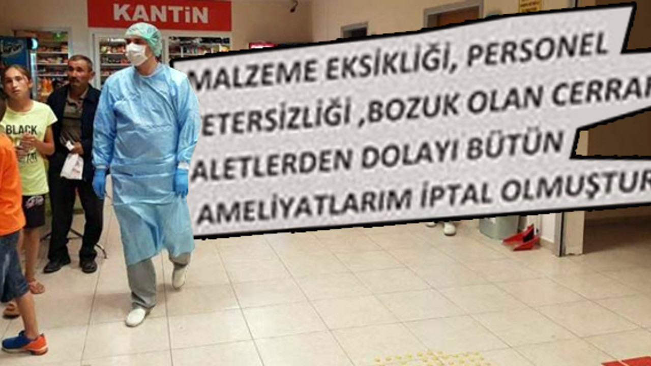 İşte sağlıkta geldiğimiz durum: Doktor isyanını kapıya astı! - KRT TV İşte sağlıkta geldiğimiz durum: Doktor isyanını kapıya astı! - KRT TV