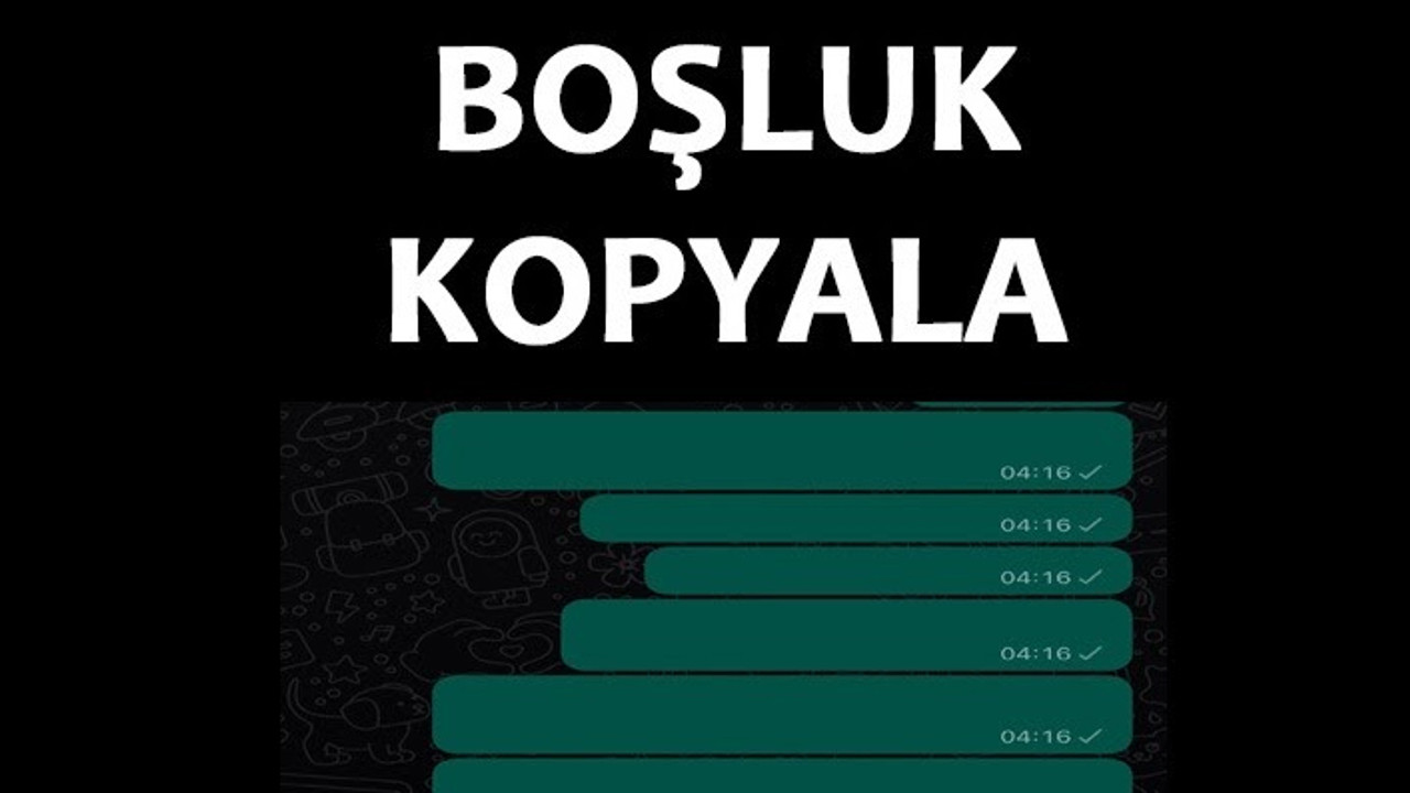 Görünmez Boşluk Kopyala - KRT TV Görünmez Boşluk Kopyala - KRT TV