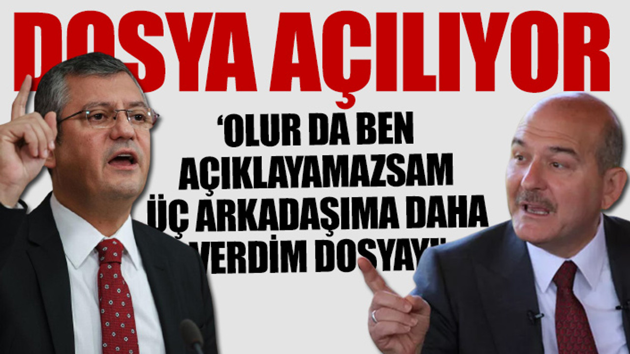 Özgür Özel'den Süleyman Soylu bombası... - KRT TV Özgür Özel'den Süleyman Soylu bombası... - KRT TV